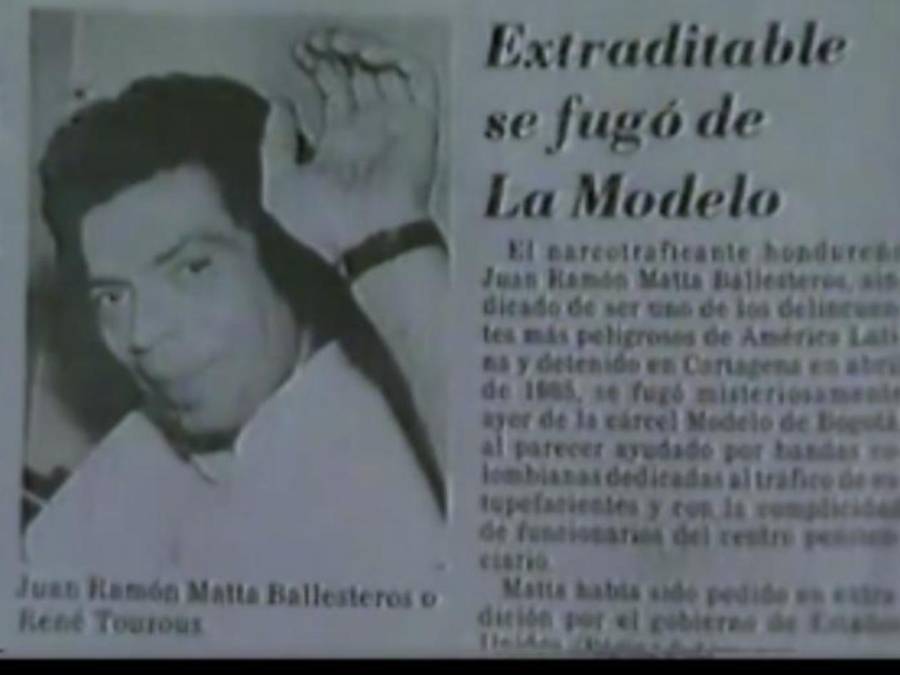 Fotos inéditas del día que Ramón Matta Ballesteros escapó de cárcel ...