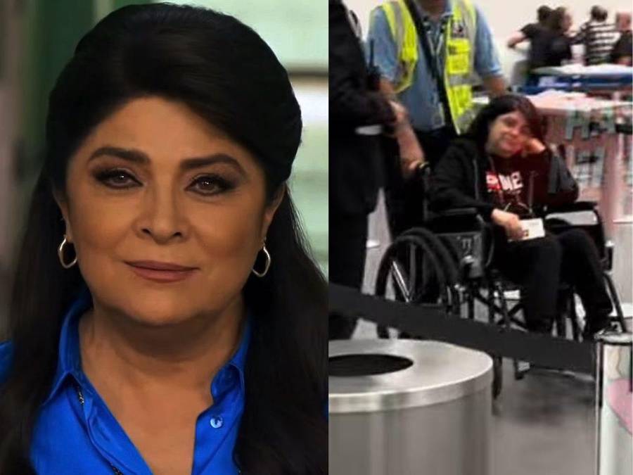 Victoria Ruffo preocupa al aparecer en silla de ruedas