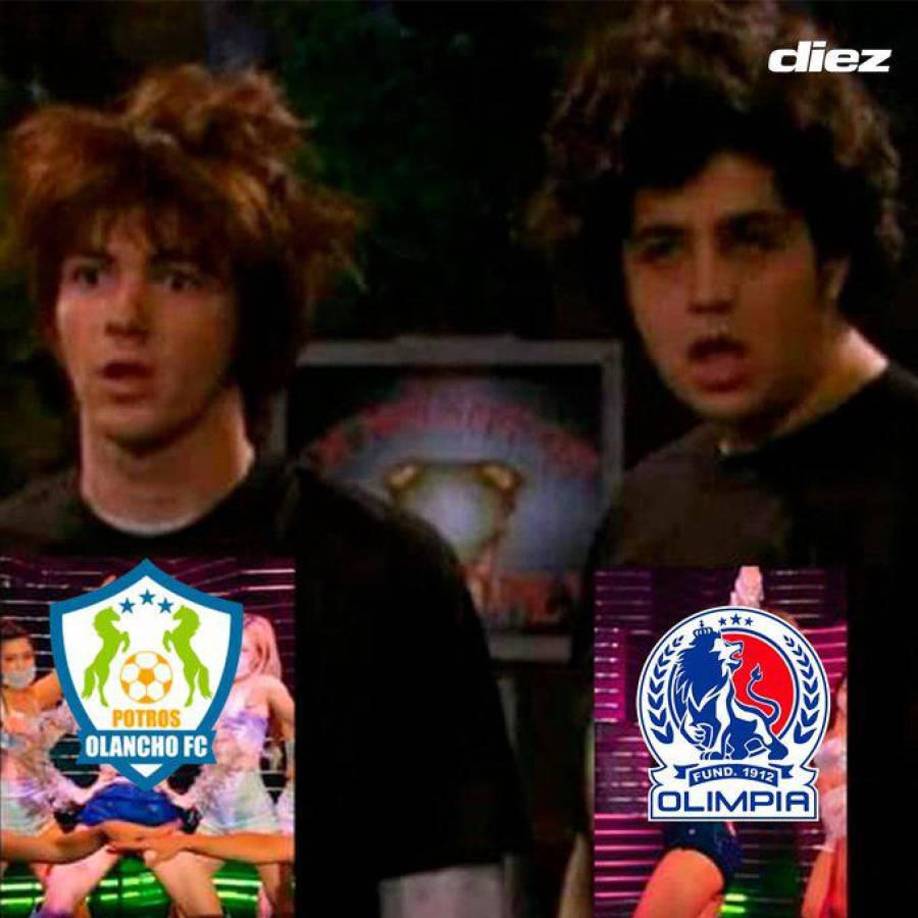 Los jocosos memes de la final entre el Olancho FC-Olimpia