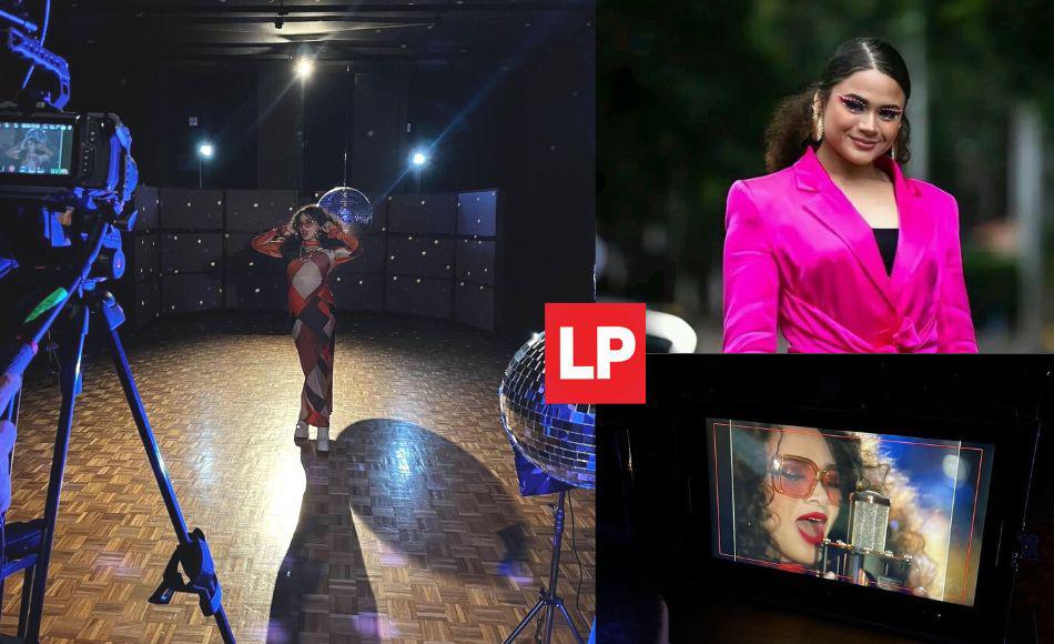 Filtran primeras imágenes de la grabación del nuevo video musical de Cesia Sáenz y Sony Music