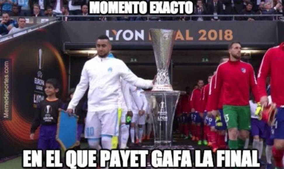 Los memes del Atlético campeón de la Europa League: Payet, centro de ...
