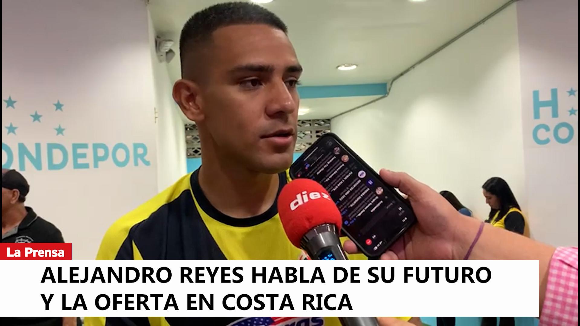 Alejandro Reyes habla de su futuro y la oferta en Costa Rica