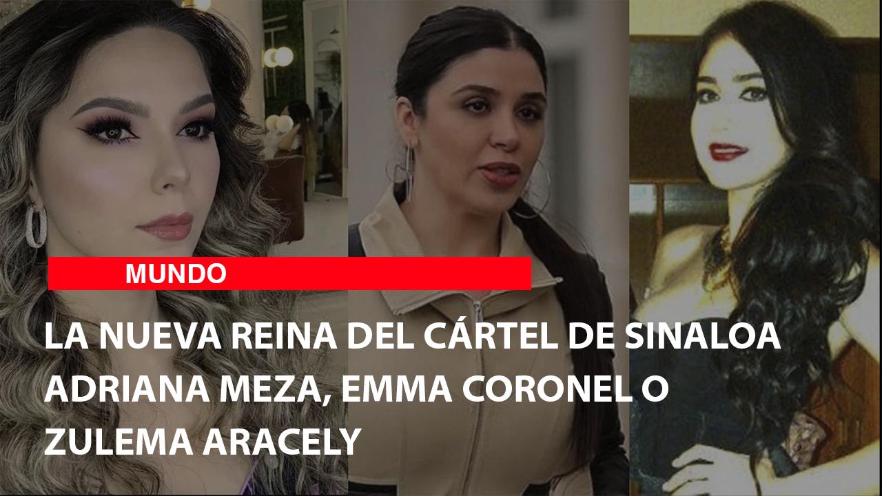 La nueva reina del Cártel de Sinaloa Adriana Meza, Emma Coronel o ...